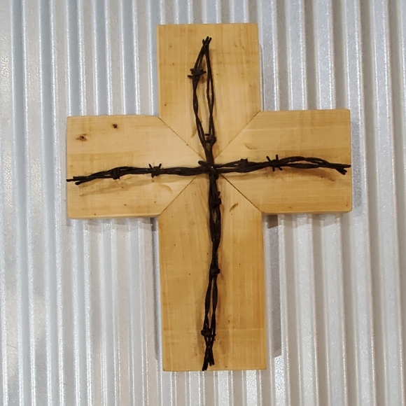 Accents | Cypress Cross Rustic Barb Wire | Poshmark